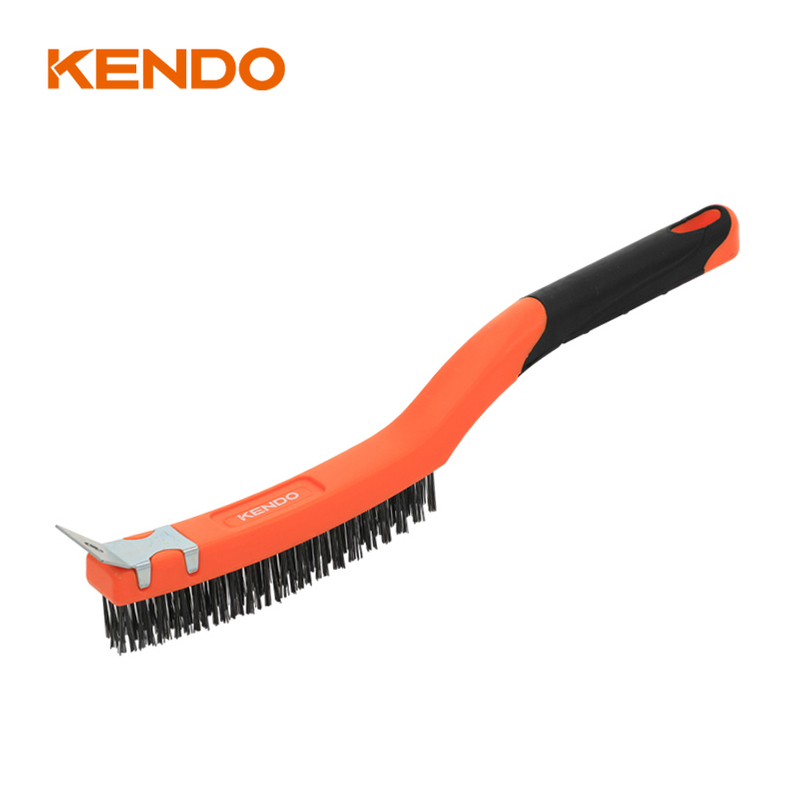 Steel Wire Brush with Scraper from China manufacturer - SAAME Tools